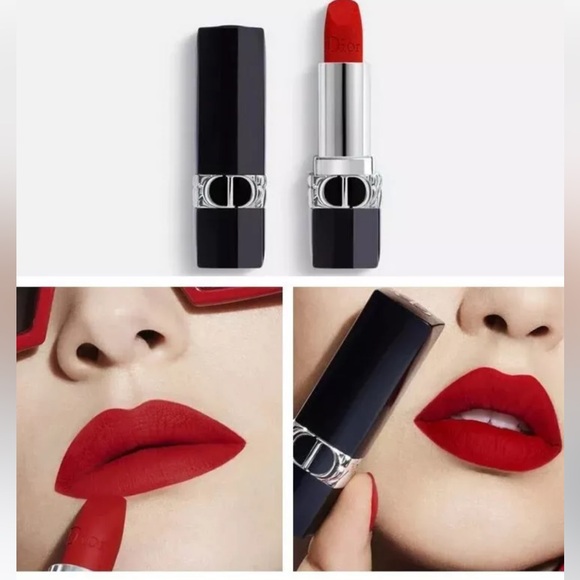Dior | Makeup | Rouge Dior Matte Lipstick 999 New No Box Retail 49 ...